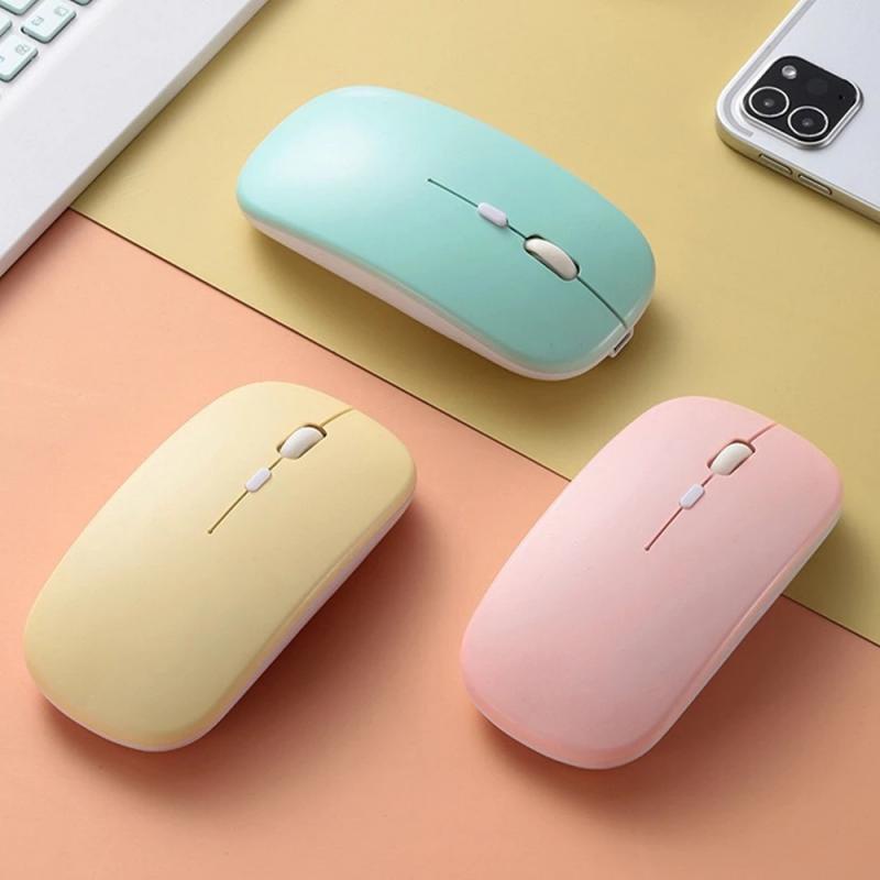 Wireless Mouse Bluetooth Mouse 2.4GHz Wireless Optical Rechargeable ...