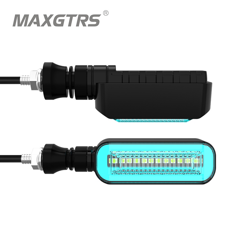 MAXGTRS Motorcycle LED Turn Signals Built LED Relay Motorcycle Flasher ...
