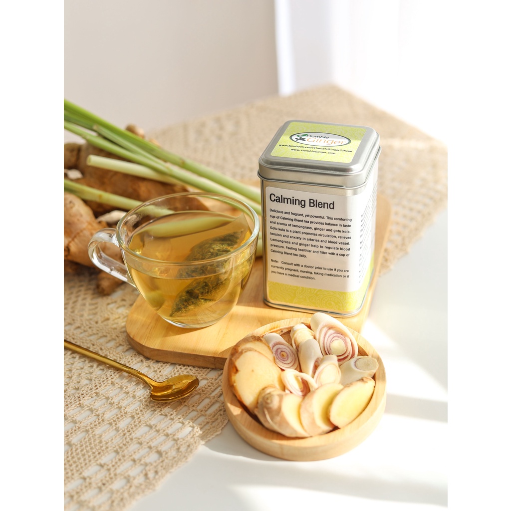 Humble Ginger Calming Premium Blend: BP/Digestion/Bloating/Unwind ...