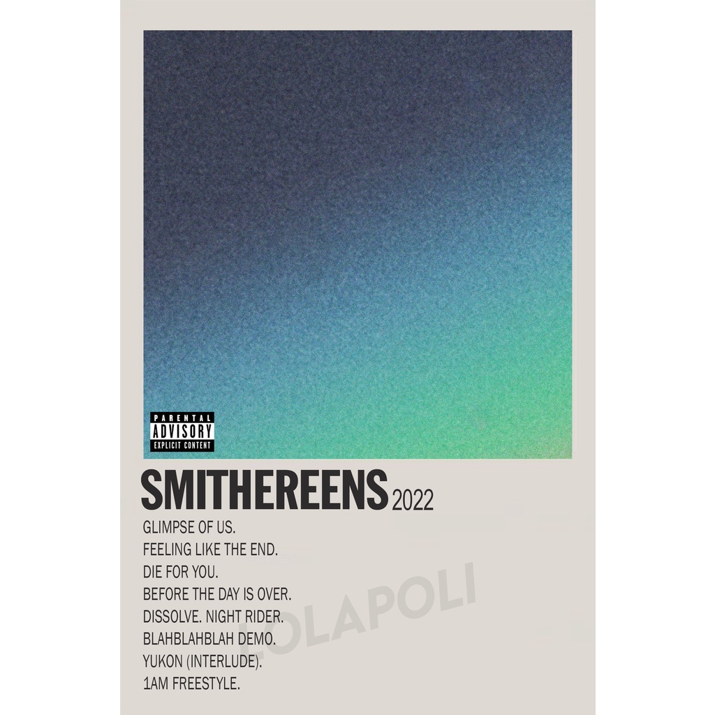 Smithereens Album Cover Poster - Joji | Shopee Singapore