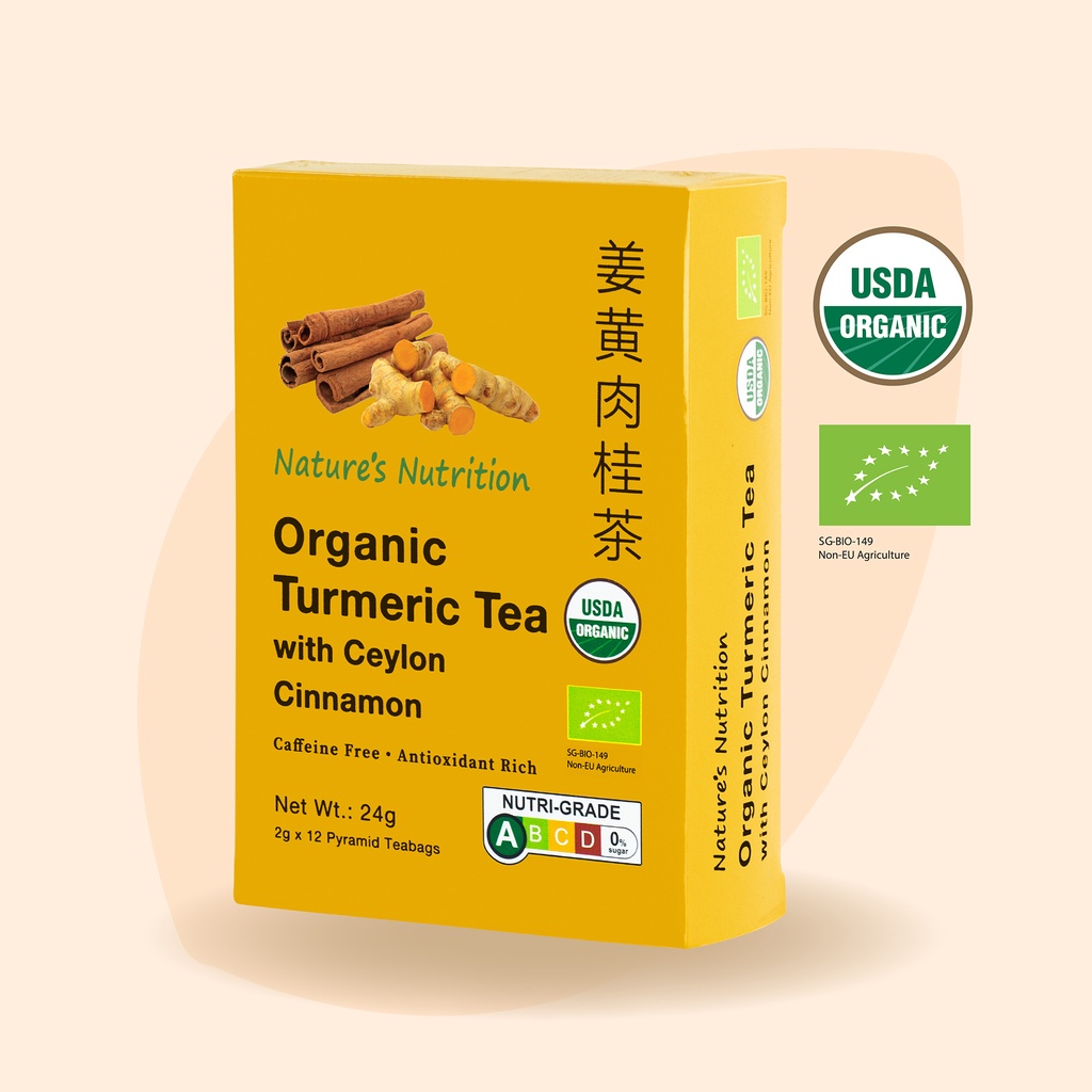 Nature's Nutrition Organic Turmeric Tea with Ceylon Cinnamon | Shopee ...