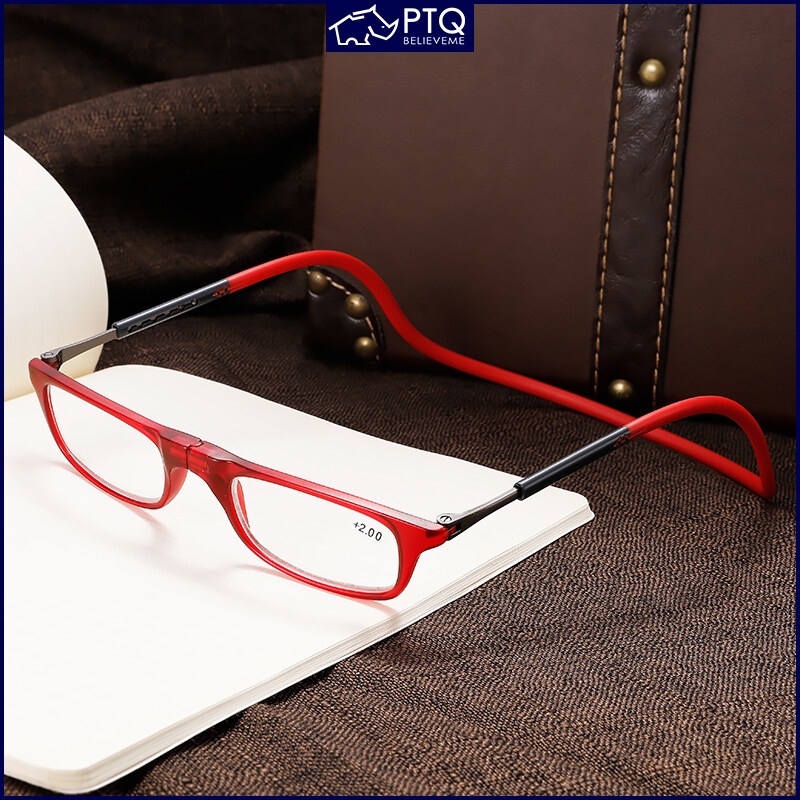 Reading Glasses for Men Hanging Reading Glasses Magnetic Foldable ...