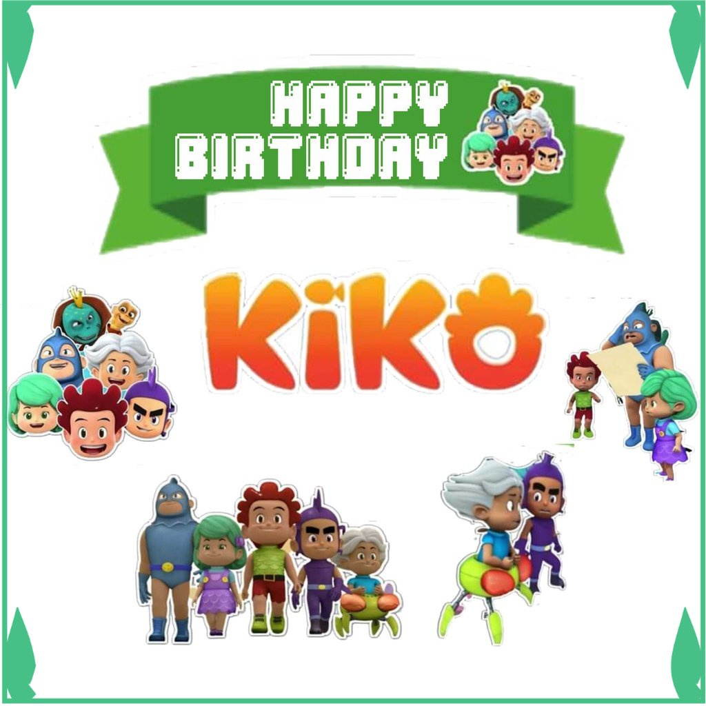 CAKE TOPER KIKO CAKE DECORATION FADHILSOUVENIR BIRTHDAY CAKE TOPPER ...