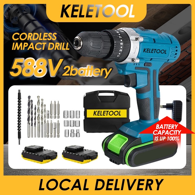 Portable small brushless cordless impact drill variable speed ...