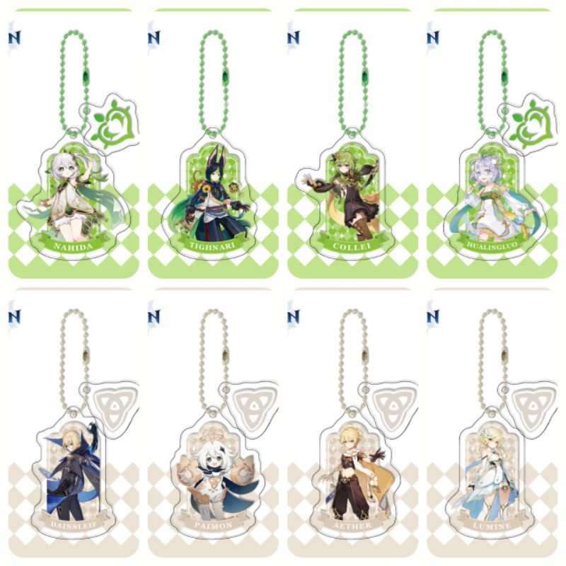 GANTUNGAN Nahida AlHaitham Kaveh Baizhu Aether Lumine keychain keychain ...