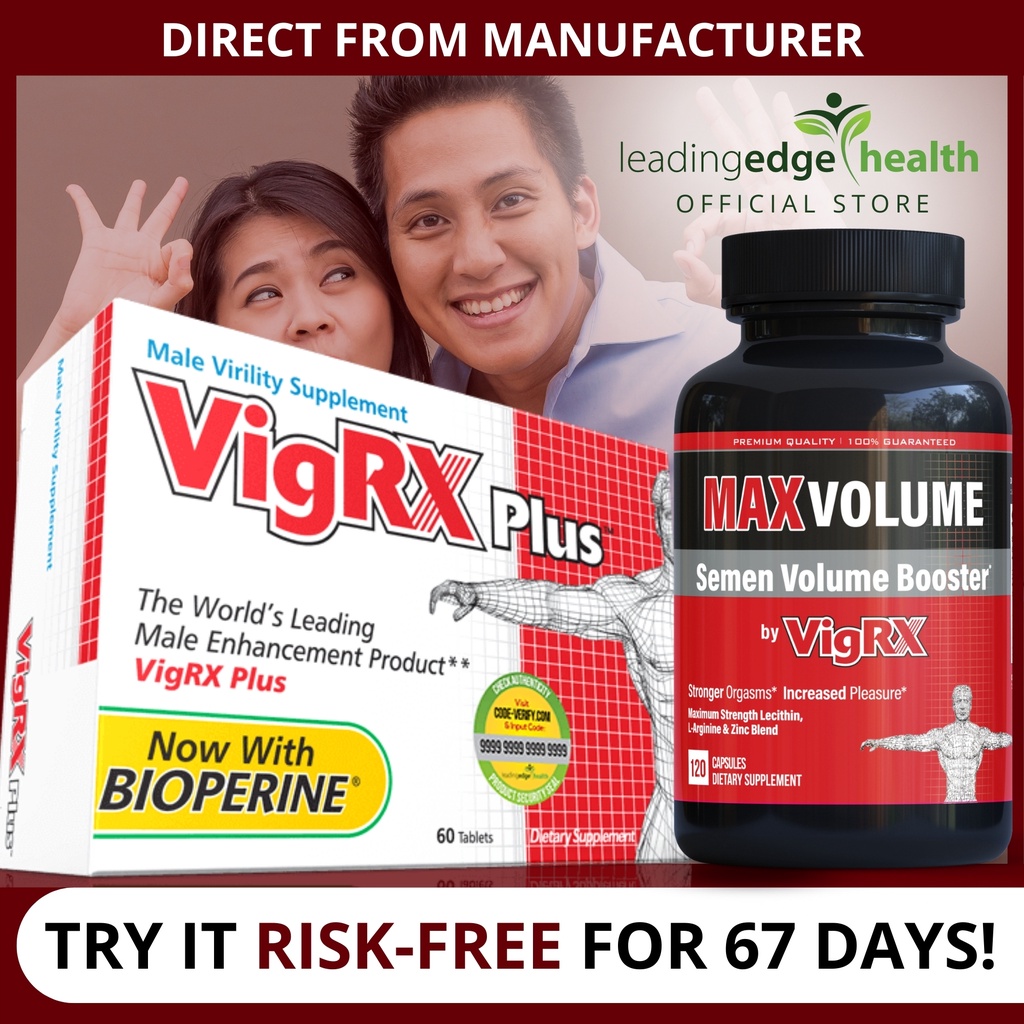 VigRX Plus and Max Volume | Climax Enhancement, More Pleaser For Men, Male Enhancement, Sex ...