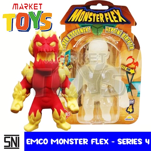 Emco Monster Flex Series 4 Children's Toys Flexible Action Figure ...