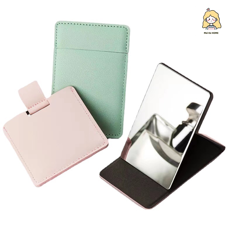 Folding convenient built-in stainless steel small mirror, beautiful and ...