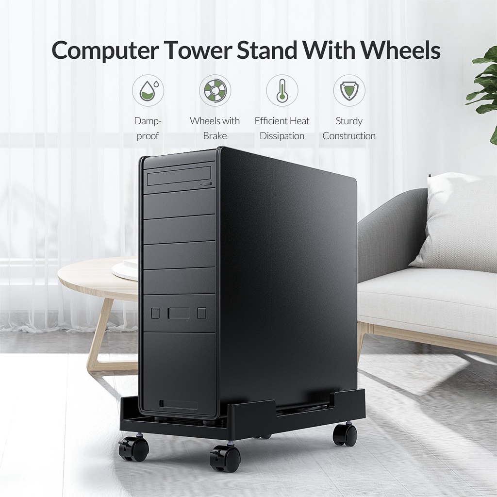Orico Adjustable Computer Stand with Wheels (CPB3) | Shopee Singapore