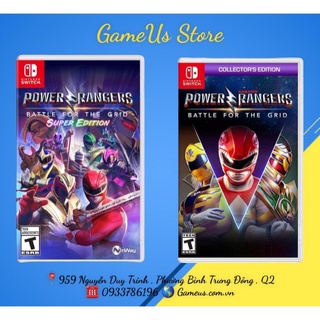Nintendo Switch Power Rangers Game Disc: Battle For The Grid | Shopee ...