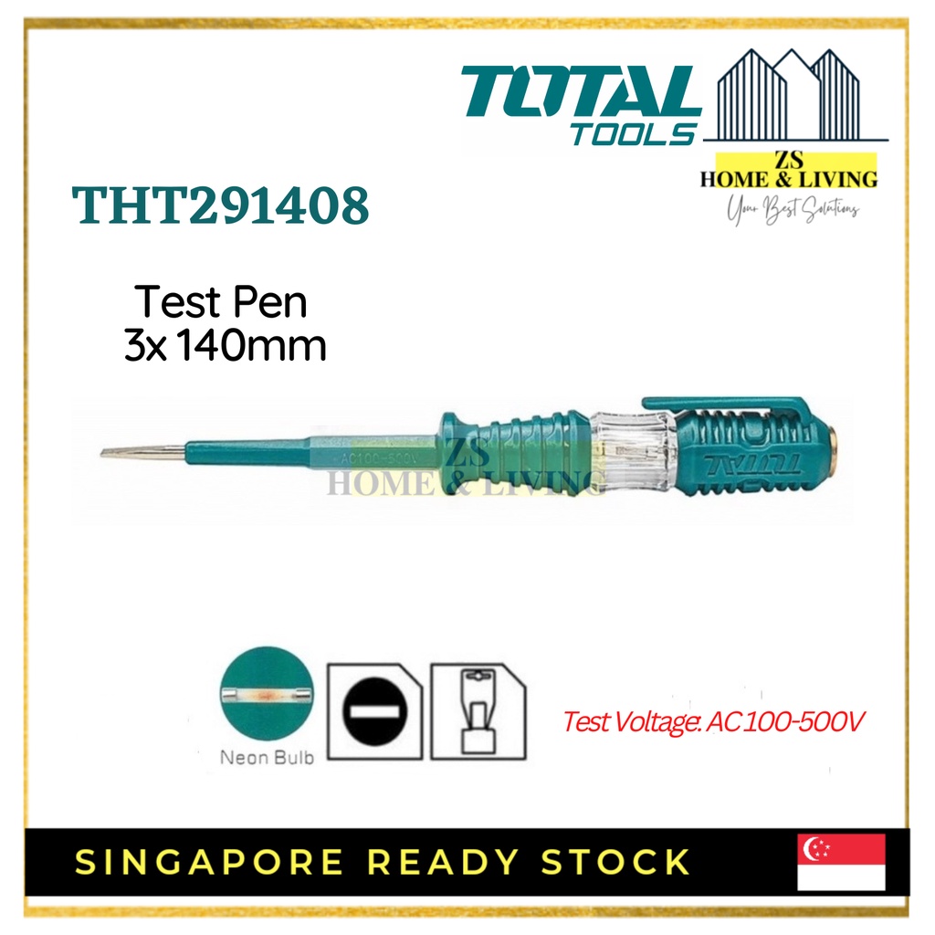 100-500V Total Electric Test Tester Pen THT291408 | Shopee Singapore