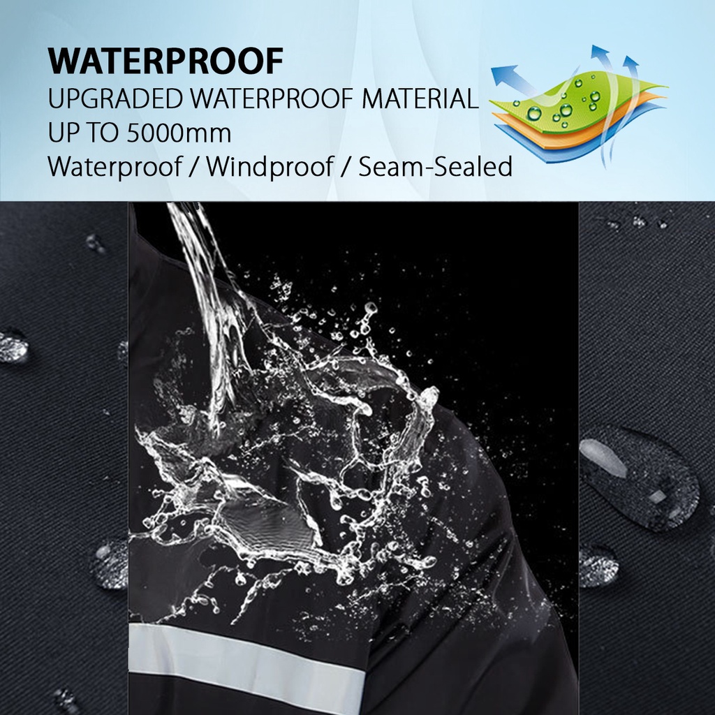🚀[SG] Waterproof Rain Jacket/ Motorcyclist Raincoat/ Hiking Jacket ...