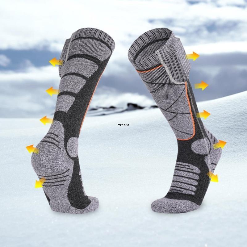 2200mAh Winter Outdoor USB Thermal Electric Heated Socks for Outdoor ...