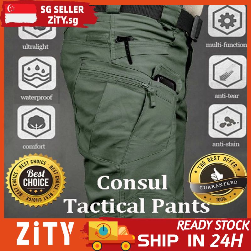ZiTY Cargo Pants IX7 Tactical Pants Outdoor Men's Camouflage Pants Training Pants Multi-pocket ...