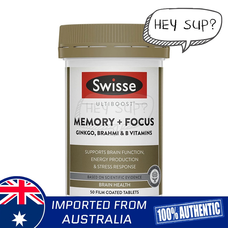 Swisse Ultiboost Memory + Focus 50 Tablets | Shopee Singapore