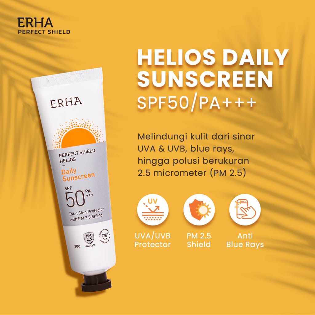 Erha Sunscreen Sunblock PERFECT SHIELD HELIOS SPF 50/PA+++~100% original | Shopee Singapore