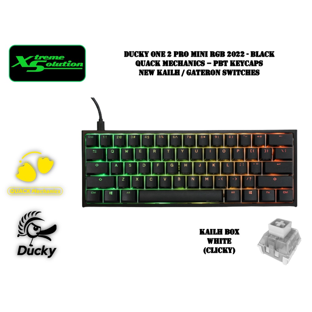 Ducky One 2 Pro Mini - 60% Mechanical Keyboard | Quack Mechanics ...