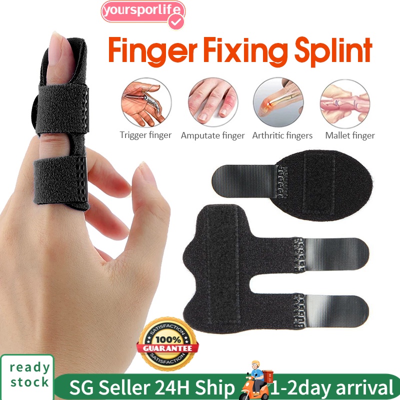 🇸🇬【SG】Pain Relief Finger Support Trigger Corrector Finger Fixing Splint ...