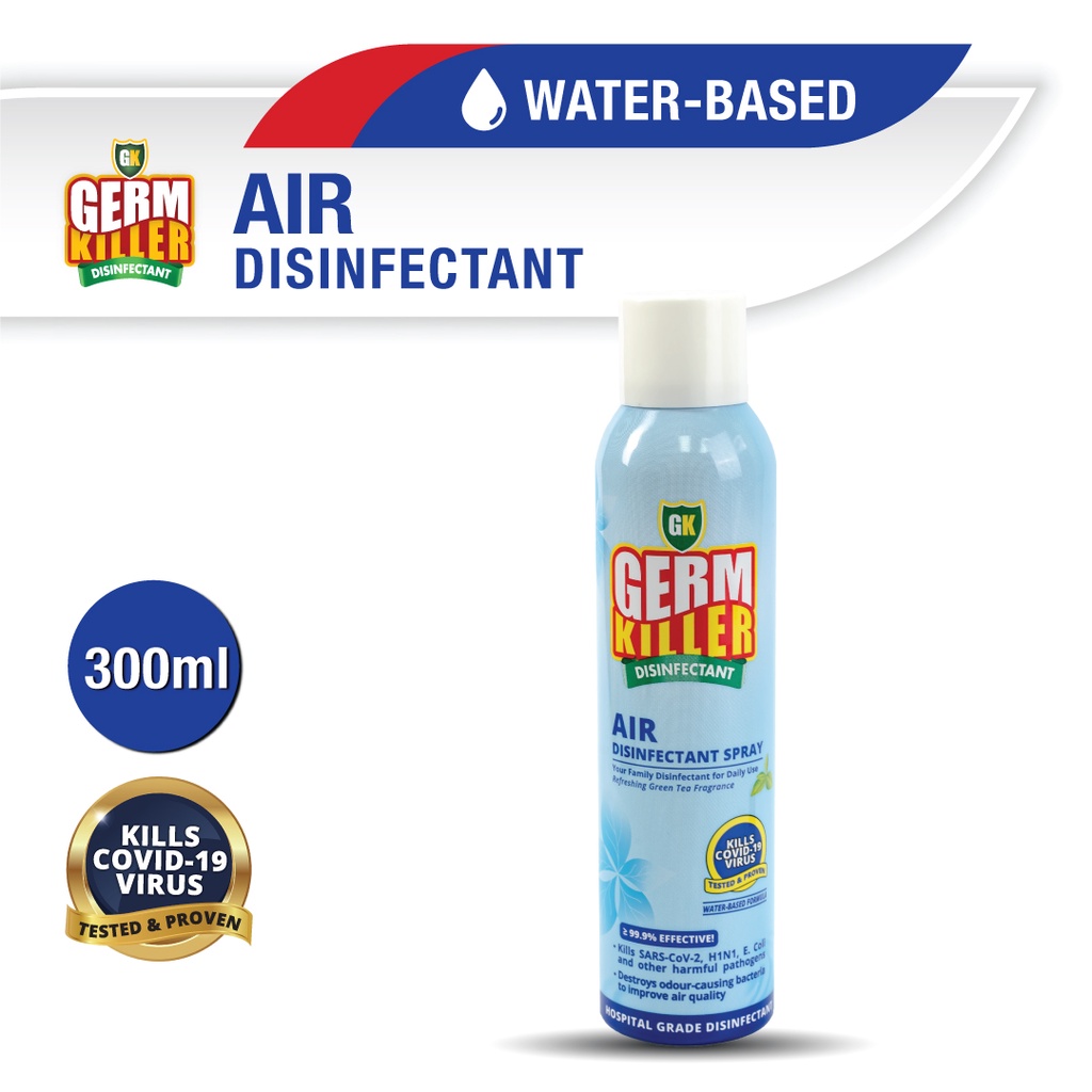 GermKiller GK Air™ Disinfectant Spray (300ml) [Kills airborne germs ...