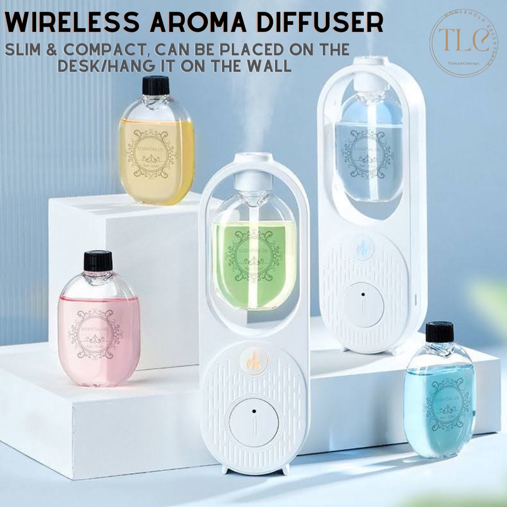 Wireless Automatic Ultrasonic Essential Oil Aromatherapy Diffuser ...