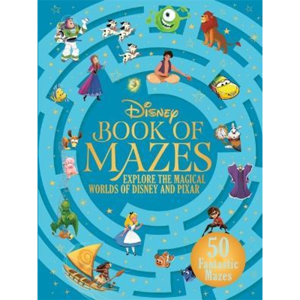 The Disney Book of Mazes : Explore the Magical Worlds of Disney and by ...