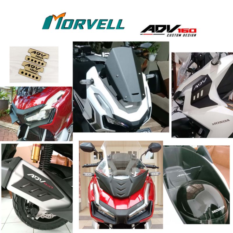 Adv160 variations of winsil package exhaust cover, adv 160 trunk ...
