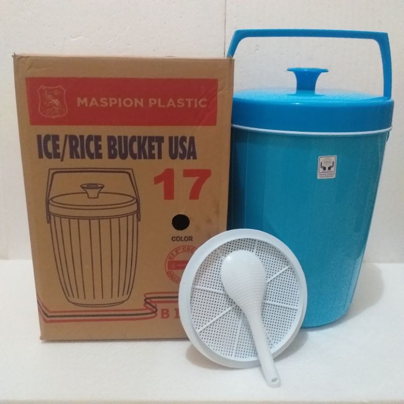 [ Maspion ] Rice Container | Original Maspion USA Ice Cube Tray Size 17 ...