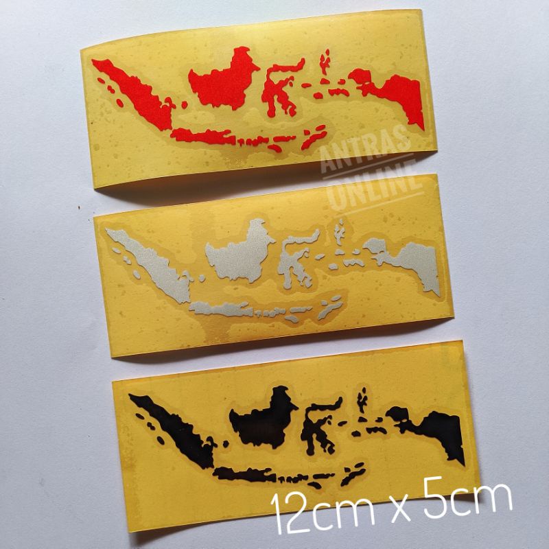 Indonesian map sticker, Indonesian map cutting sticker, Indonesian map ...
