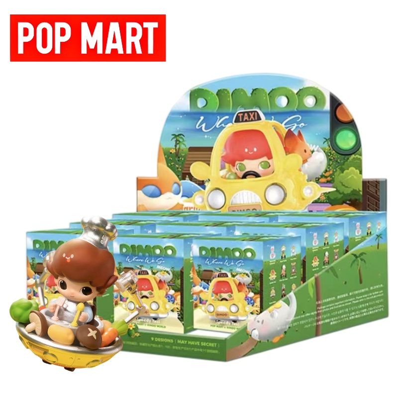 POPMART DIMOO Where We Go Series Full Set Blind Box Toy Figurines ...
