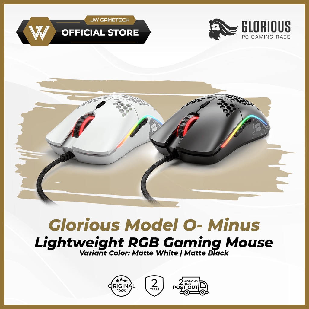 Glorious PC Gaming Race Model O- Minus Lightweight RGB Gaming Mouse ...