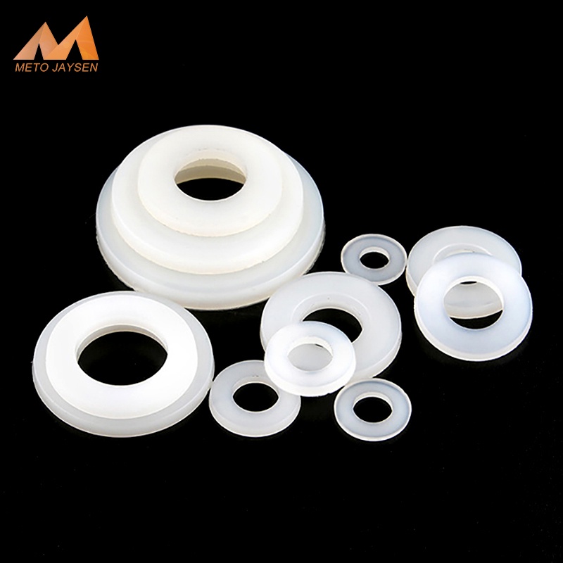 White Nylon Washer Flat Gasket M2 M2.5 M3 M4 M5 M6 M8 M10 M12 M14 M16 ...