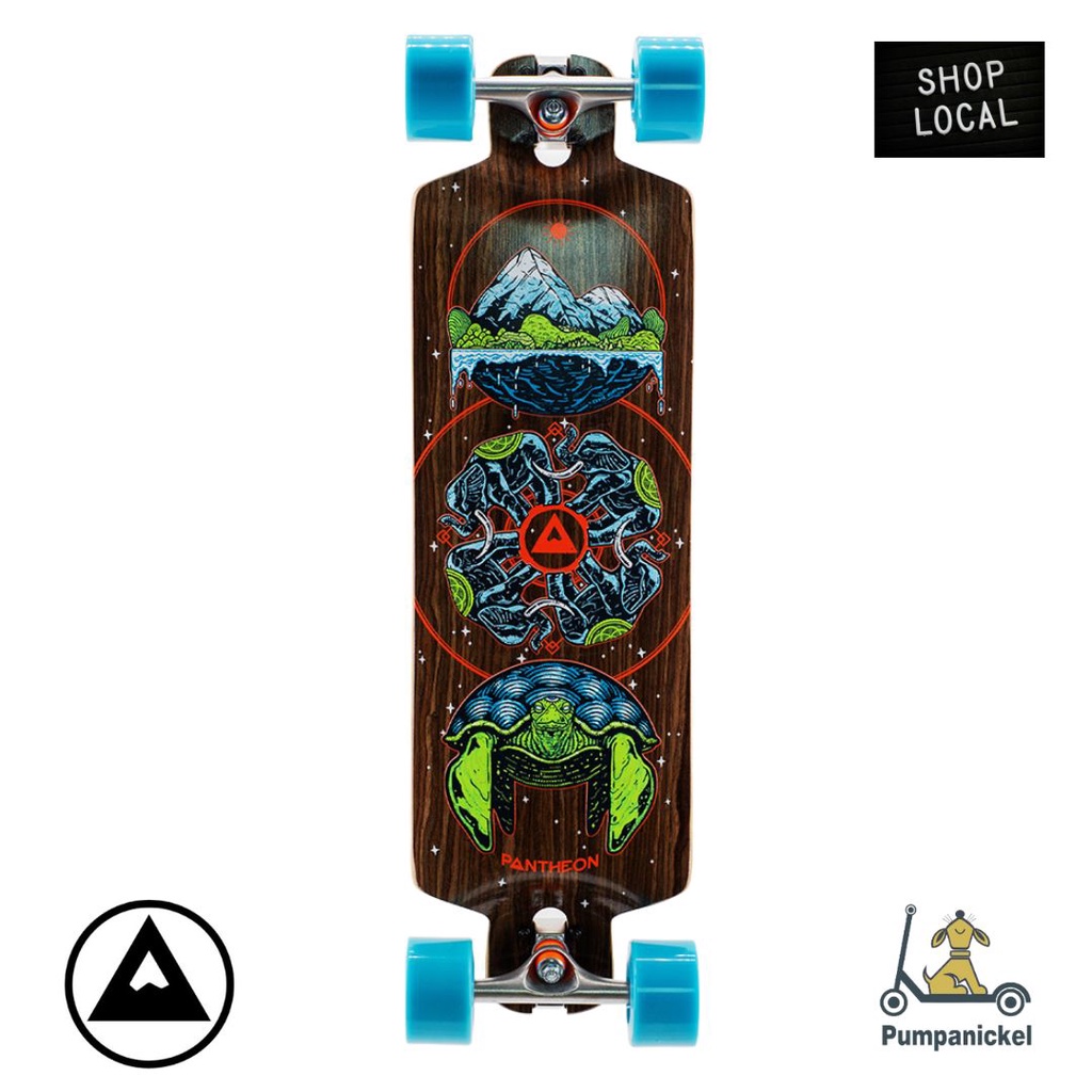 Pantheon Longboard Pranayama Cosmic Turtle - Double Drop Through ...