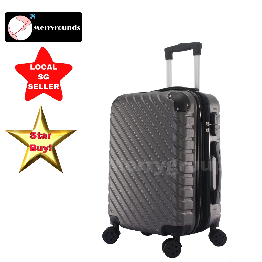 New 24 Inch Expandable Zipper Travel Luggage With 3 Digit Lock Cabin ...