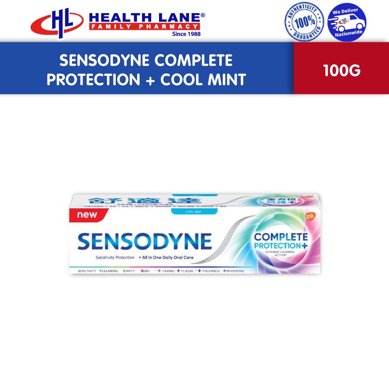 SENSODYNE COMPLETE PROTECTION + COOL MINT (100G) | Shopee Singapore