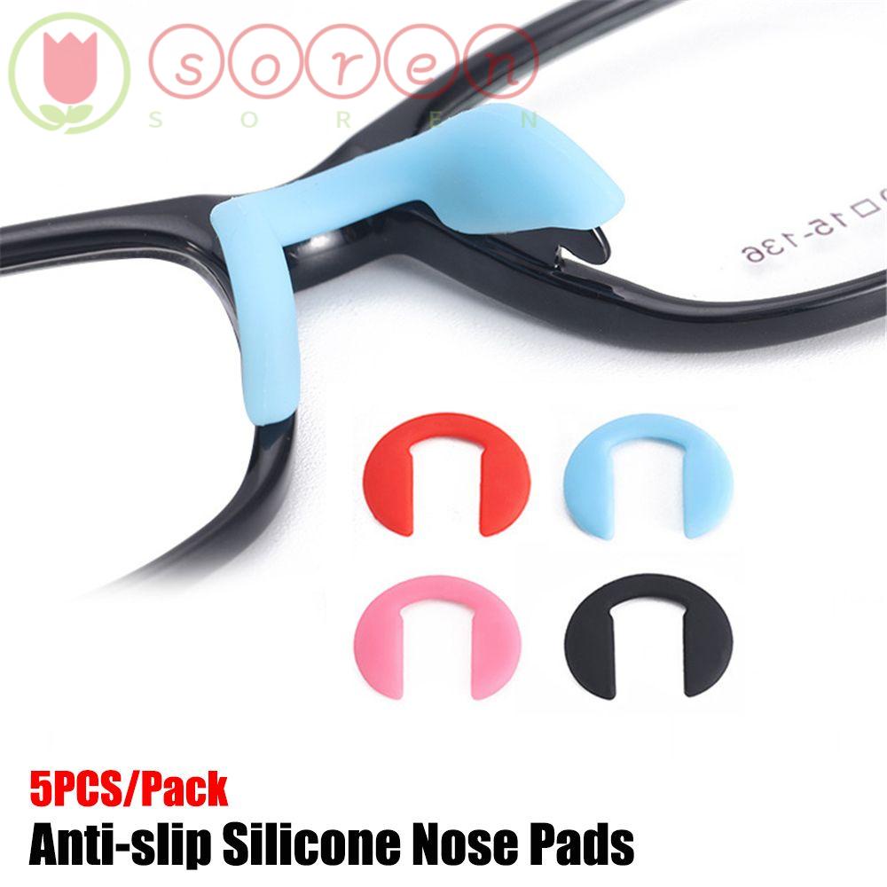 SOFTNHD 5PCS/Pack Silicone Nose Pads Push On Anti-slip Sunglasses ...