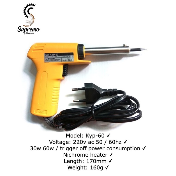 [SG Local Seller] Goot Dual Heat Soldering Iron | (KYP-60) | Power 60W ...