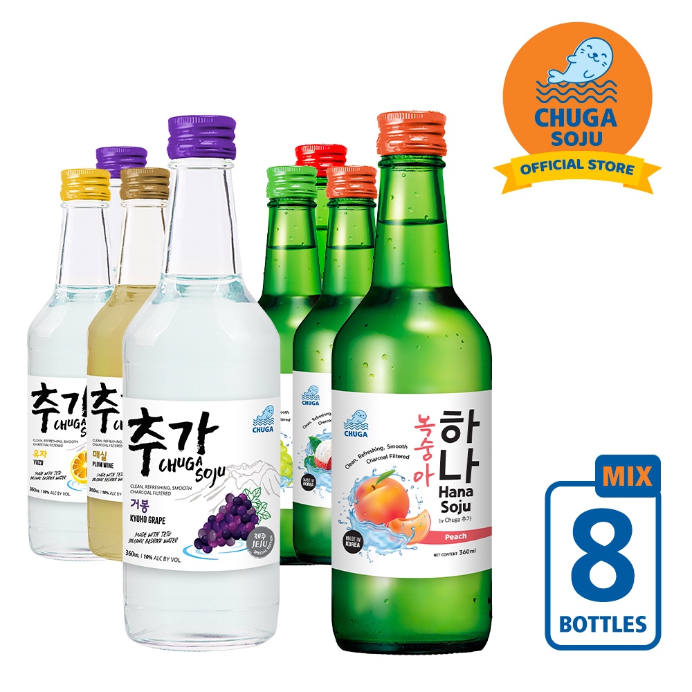 Jeju Series/Hana Soju - Mix and Match (8x360ml) | Shopee Singapore