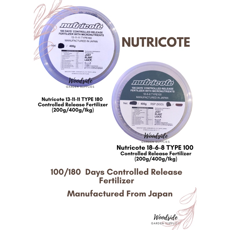 Nutricote Type 100(NPK 18-6-8)Type180(13-11-11)Controlled Release ...