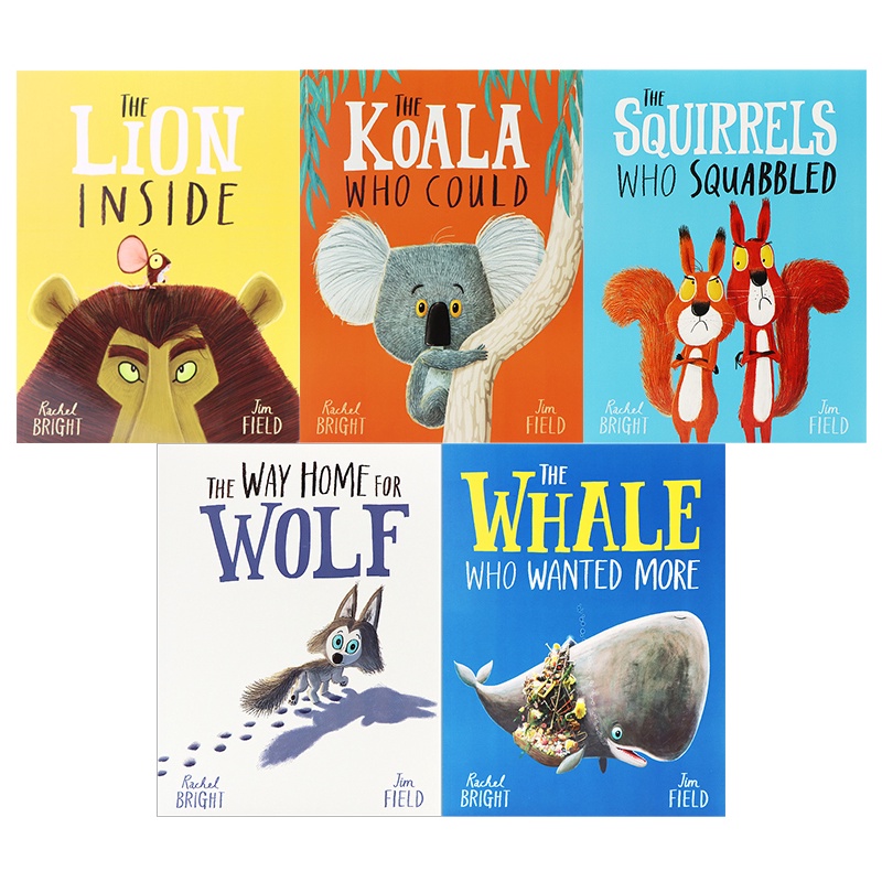 Rachel Bright Collection , The Lion Inside , The way home for wolf, the ...