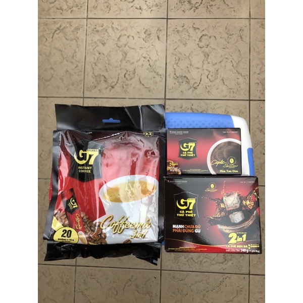 Trung Nguyen G7 Cafe Den Da 2-in-1 / Hoa Tan Ten Da No sugar | Shopee ...