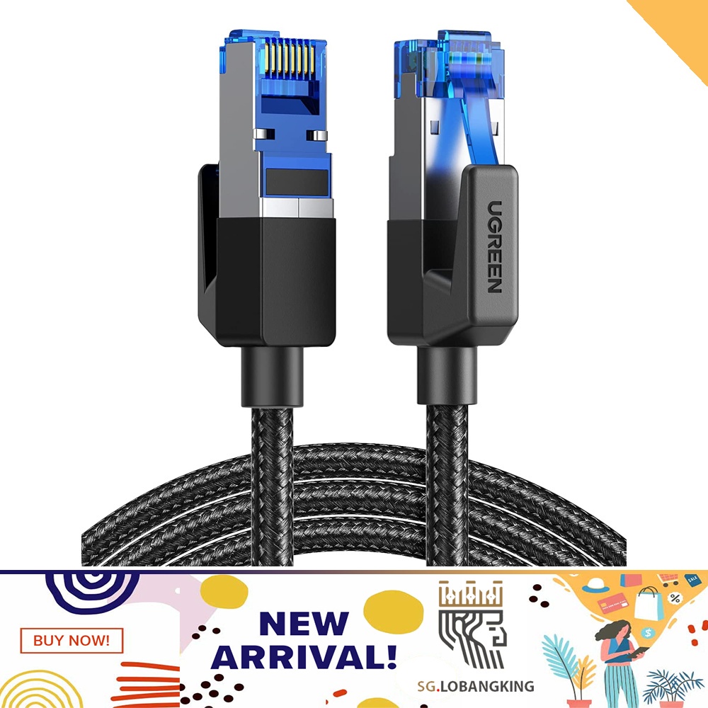 [instock] UGREEN CAT 8 Ethernet Cable High Speed 40Gbps 2000MHz Network ...