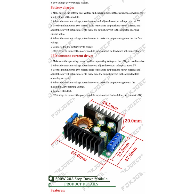 DC-DC 120W / 150W / 250W / 9A 300W / 300W 20A / 400W 15A / 600W 10A ...