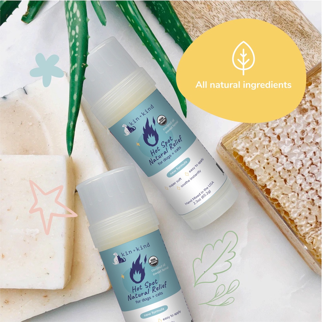 Kin + Kind Hot Spot Relief Stick for Dogs (68ml) | Shopee Singapore