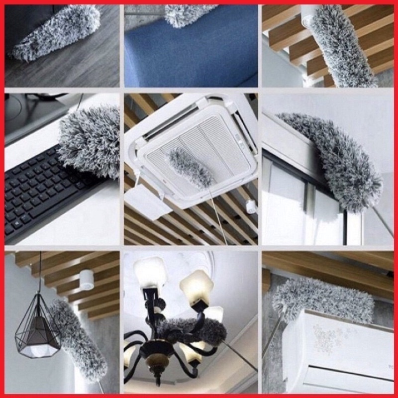 Beautiful 2m5 extendable ceiling dusting brush with box (stainless ...