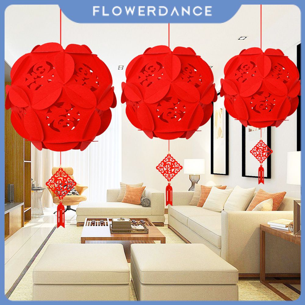 [chinese New Year] Cny Spring Festival Supplies Lucky Red Lantern/new ...