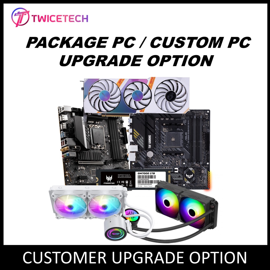 Custom Made PC add on payment ( only for PC Package only ) | Shopee ...