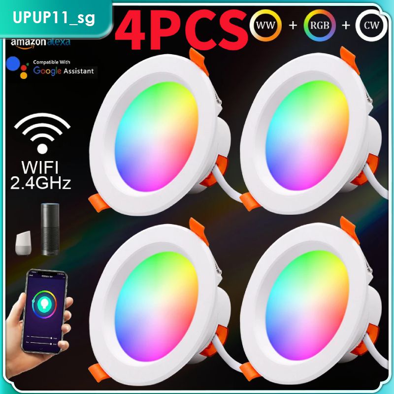 Tuya/Zigbee Sereis Smart Downlight Led Spot Lighting Wifi Dimmable RGB ...
