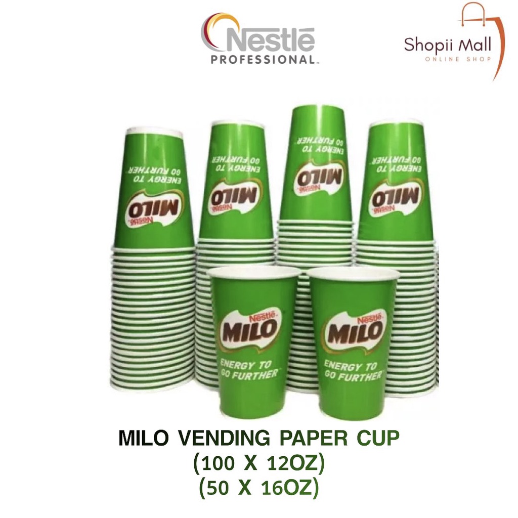MILO VENDING MACHINE PAPER CUP / MILO CAWAN / MILO PAPER CUP | Shopee ...