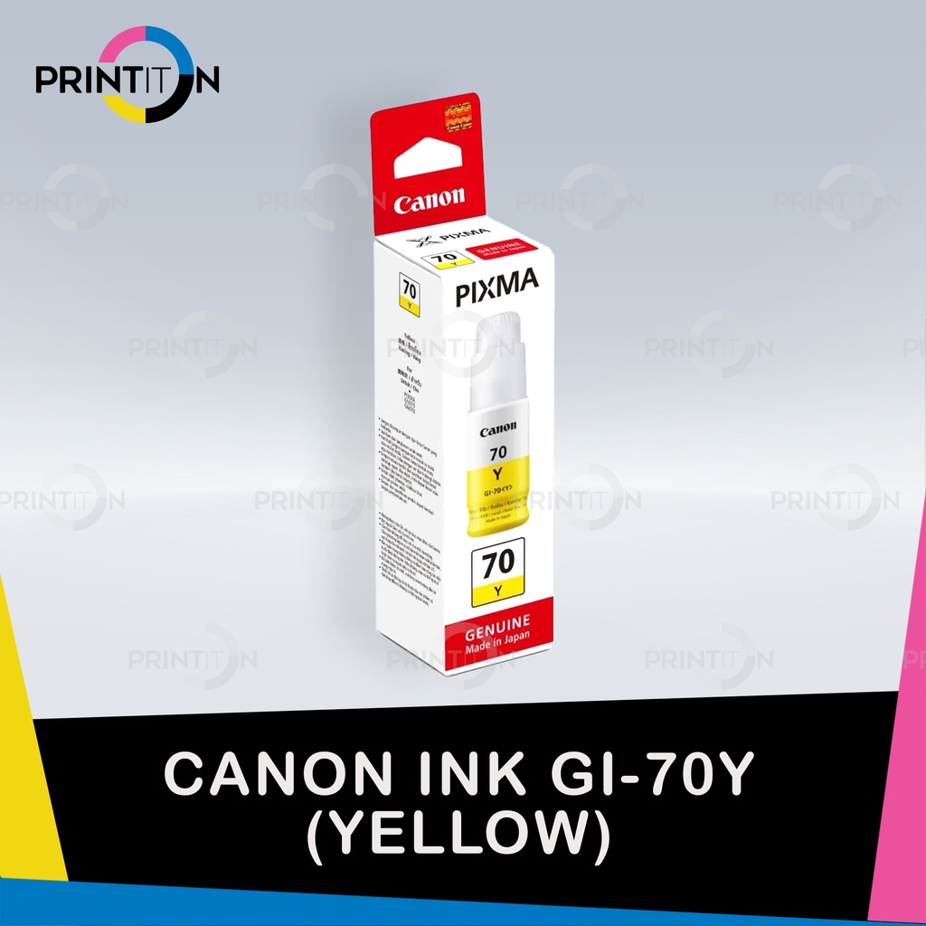 [Original] Canon GI-70 GI 70 Black / Cyan / Magenta / Yellow Ink Cartridge | Shopee Singapore