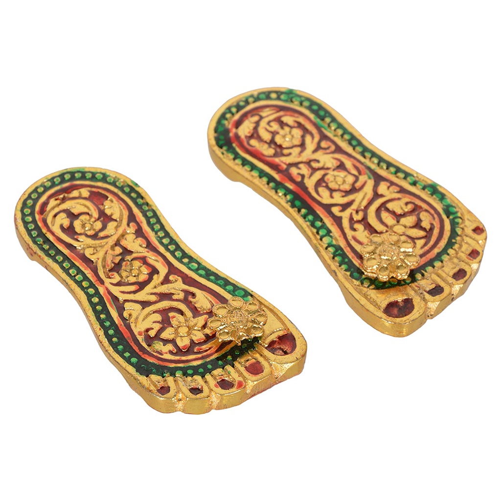 Lakshmi padham (Multicoloured Miniature /ethnic embellishments)Metal ...